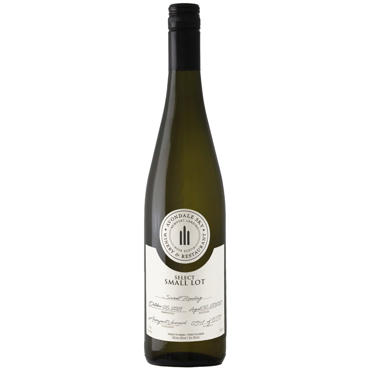 2021 Sweet Riesling - Small Lot – Avondale Sky Winery & Restaurant